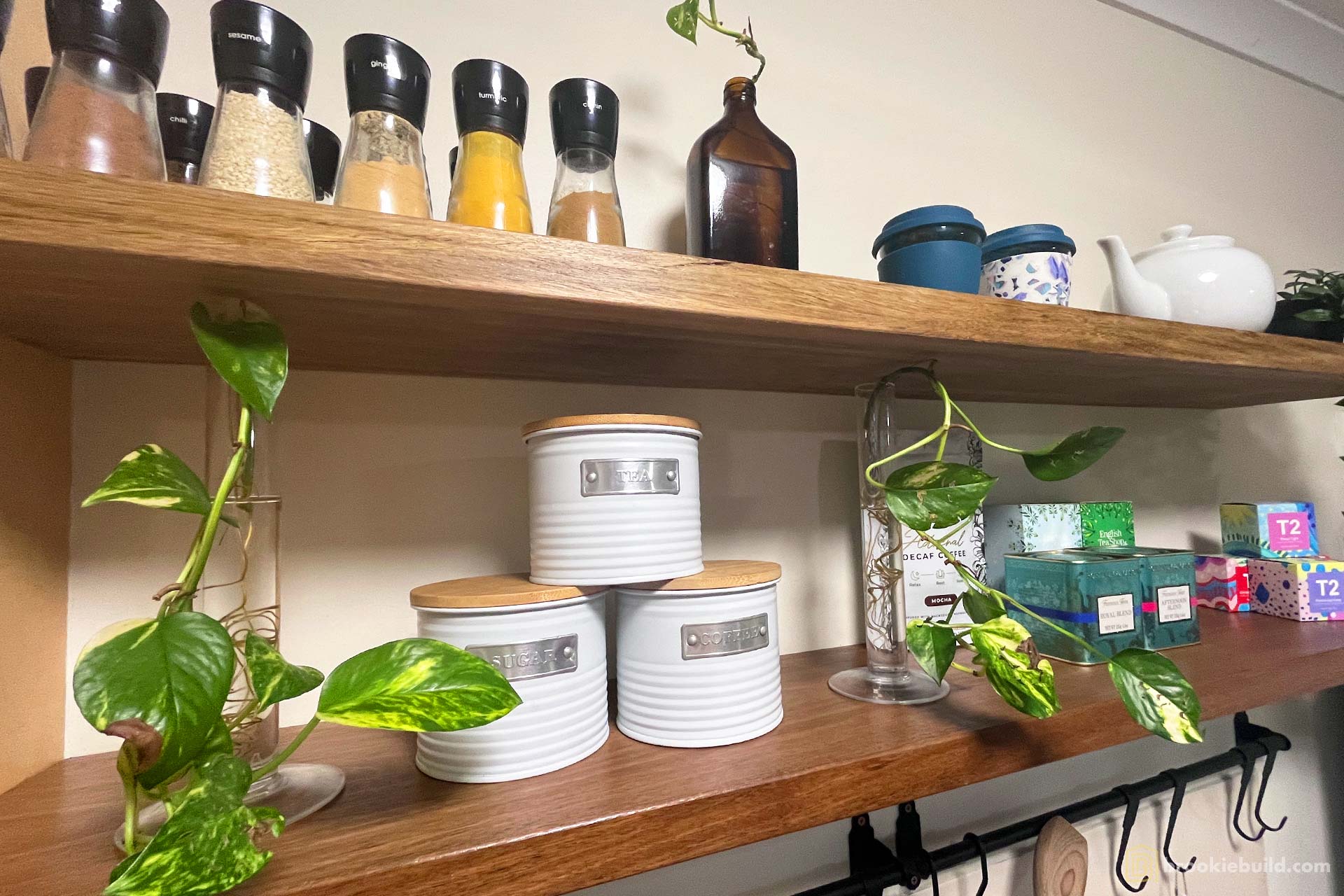 Springfield Lakes Kitchen Display Shelving - Brookie Build